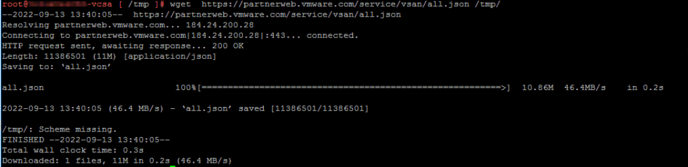 Updating the vSAN HCL database through HTML5 Client or manually ...