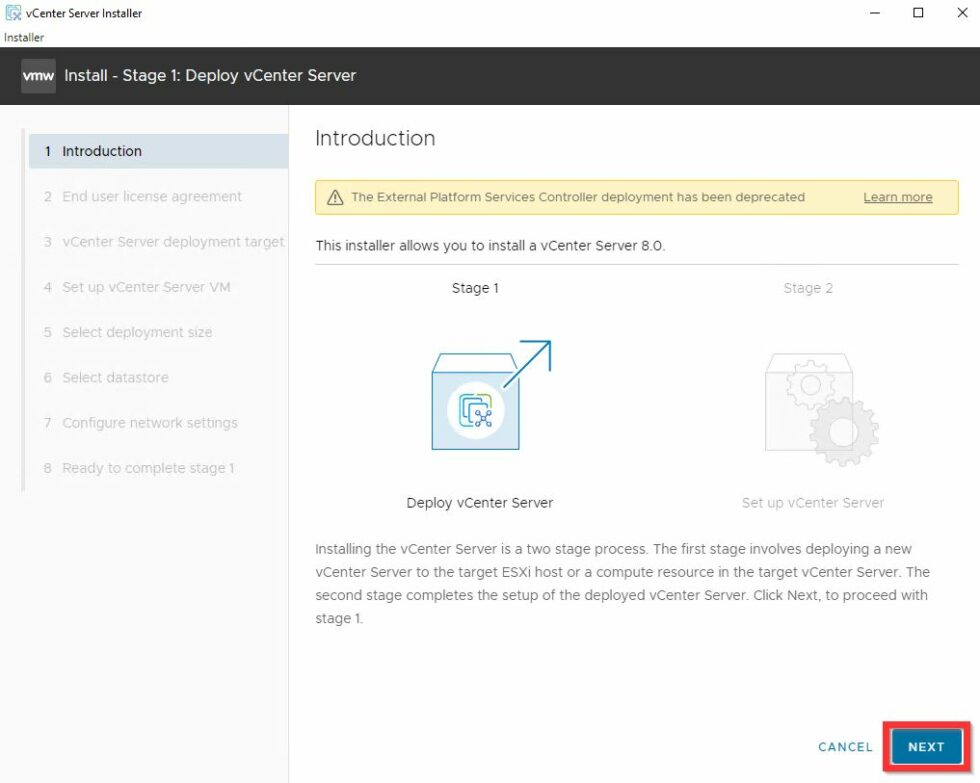 VMWare vSphere vCenter Install Guide - VIRTUALINCA